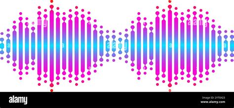 Colorful Sound Waves Are Visualized With A Vibrant Gradient Creating An Abstract Representation