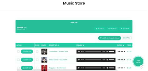 How To Make An Woocommerce Audio Music Store Using Woocommerce Product Table Woocommerce