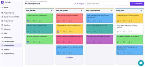 How A Pi Planning Retrospective Sets You Up For The Next Big Win Savah