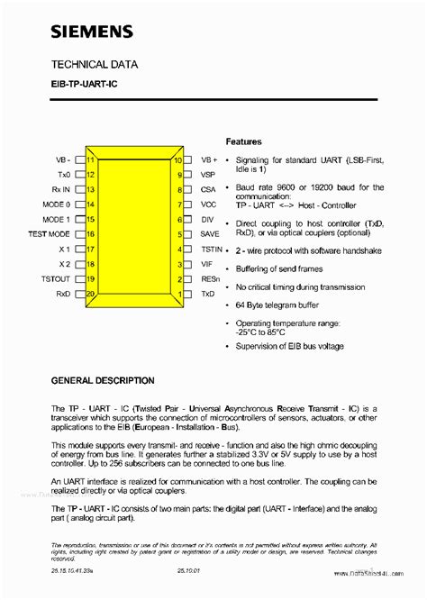 Tp Uart Ic 223171 Pdf Datasheet Download Ic On Line
