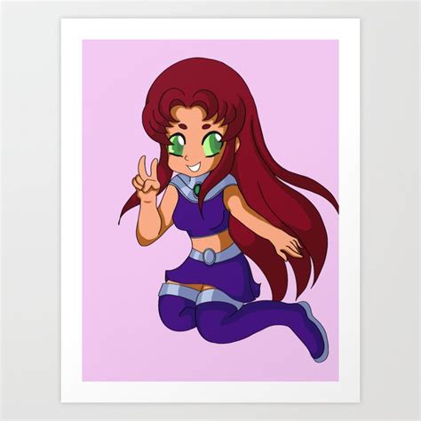Teen Titans Starfire Chibi