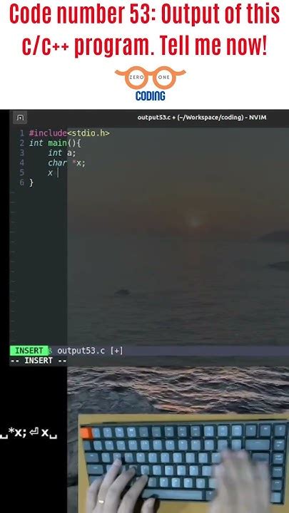 Code Number 53 Output Of This Cc Program Tell Me Now Shorts Programming Coding C Youtube
