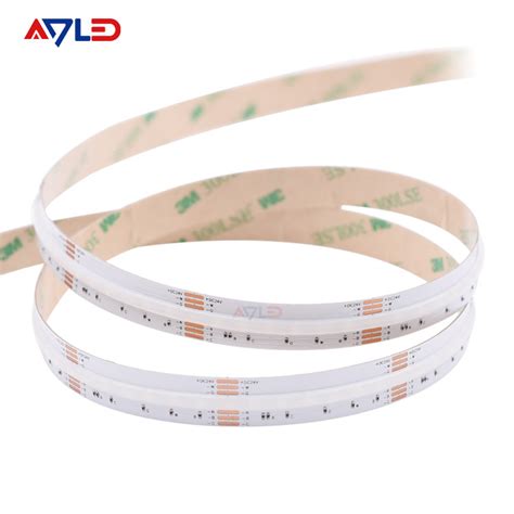 Cob Led Strip Lights V Waterproof Ip Silicone Tube Continuous Cct