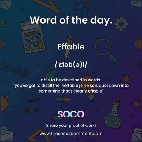Soco On Linkedin Dont Confuse It With Affable The Word Effable Is