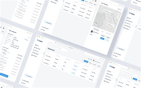 Shipment Management Dashboard Behance