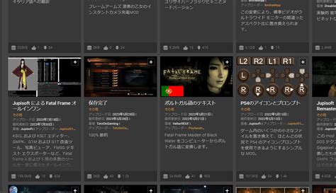 【零 濡鴉ノ巫女】おすすめのmod チート・カメラ変更 一覧とmod入れ方・手順の解説【fatal frame】 modライブラリー