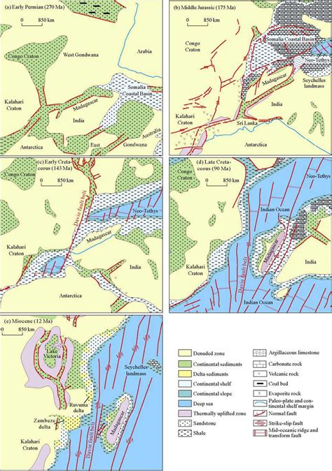 Proto Type Basin And Lithofacies Paleogeography Of Passive Continental Download Scientific