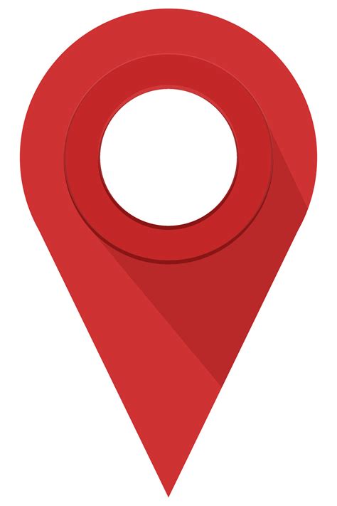 Map Pointer With Red Color Isolated On White Background 49478998 Vector Art At Vecteezy