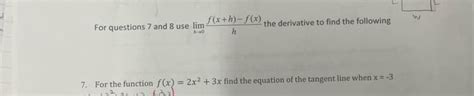 Difference Quotient Problem Rprecalculus