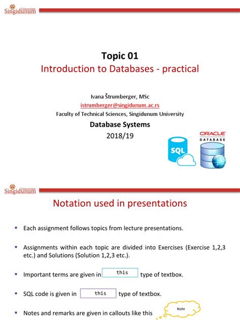introduction to databases practical pdf table database databases