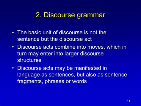 ppt informational articulations in functional discourse grammar