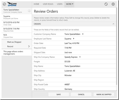 Code On Time Data Controllers Actions Custom Calculating Values