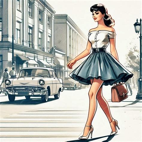 Woman In Mini Skirt Premium Ai Generated Image