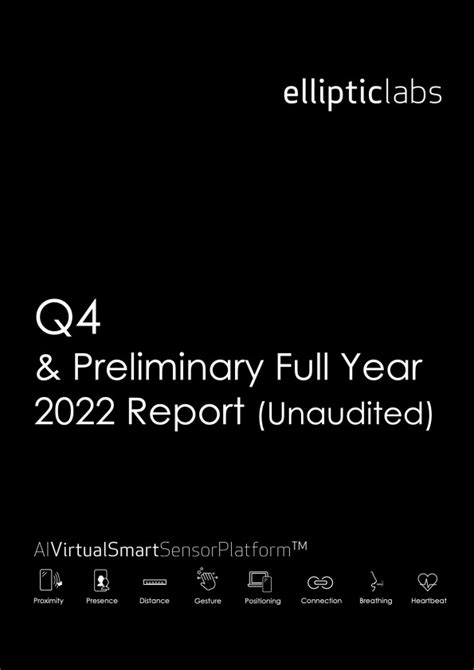 Elliptic Labs Q4 And Fy 2022 Rapid Commercial Expansion Into The Pc