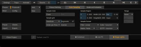 how to setup quasar science lights with assimilate live fx
