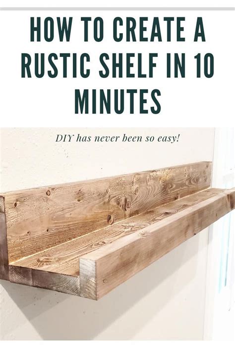 Diy Rustic Shelf Artofit