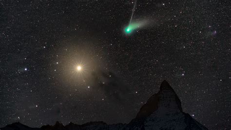 Кометата Ztf и Марс Астрономическа снимка на деня Apod Mediabricks