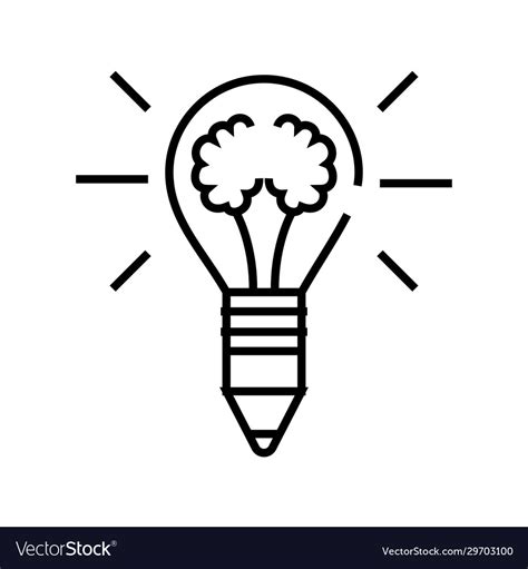 Great Solution Line Icon Concept Sign Outline Vector Image