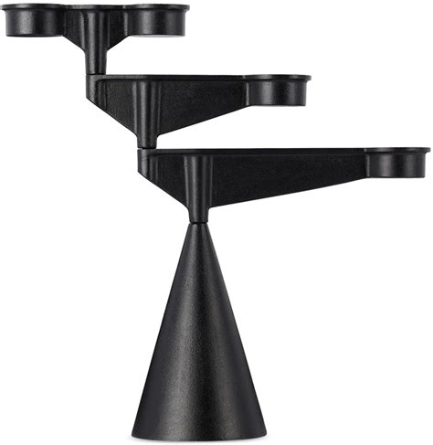 Black Mini Spin Candelabra By Tom Dixon Ssense Canada