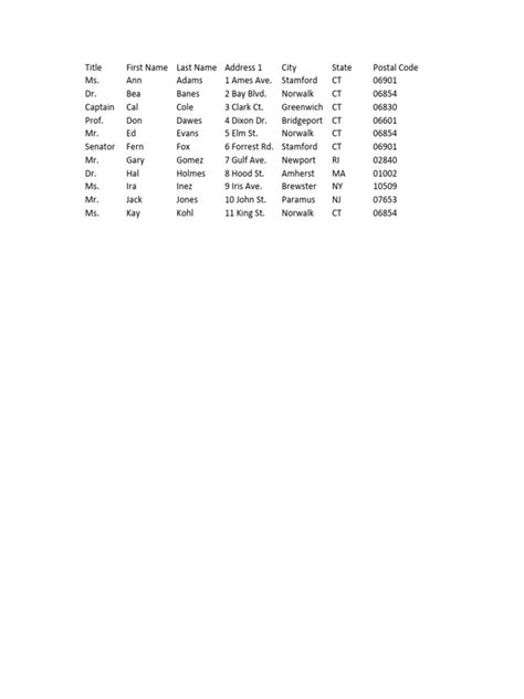 mail merge recipients pdf