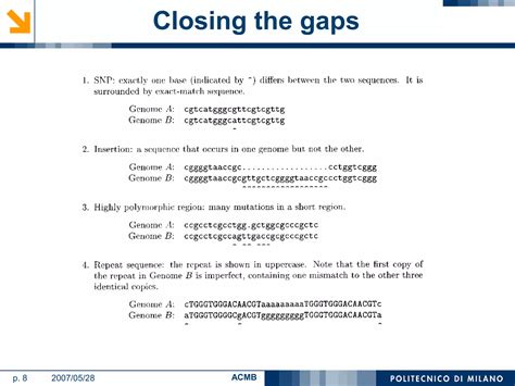 Fast Algorithms For Large Scale Genome Alignment And Comparison Ppt