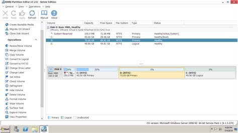 Resizeextend System Reserved Partition In Windows Server 2008
