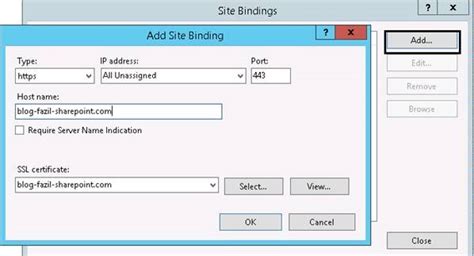 Install Ssl Certificate To The Server And Binding Of Ssl Certificate To