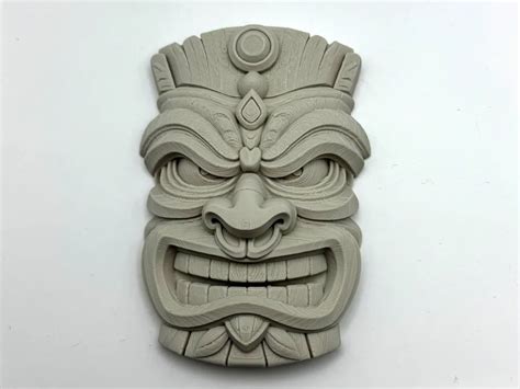 Tiki Wall Art By Stigern Makerworld Download Free 3d Models