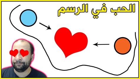 للرومنسيين فقط الحب في الرسم 😍 نوصلهم لبعض Love In Drawing Youtube