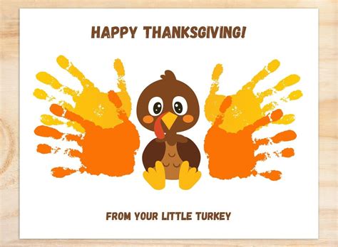 Thanksgiving Turkey Handprint Art Handprint Turkey Handprint Keepsake