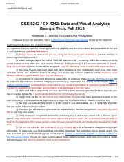 Cse6242 2019 Fall Hw2 Pdf 12 15 2019 Cse6242 2019 Fall Hw2 Cse6242 2019 Fall Hw2 CSE 6242 CX
