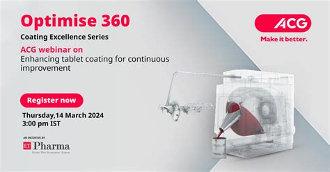 Enhancing Tablet Coating For Continuous Improvement