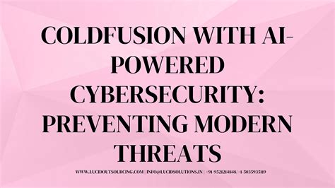 Coldfusion With Ai Powered Cybersecurity Preventing Modern Threats