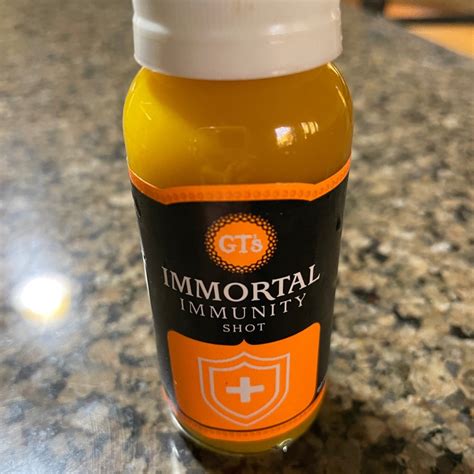 Immortal Immunity Shot From Gts Living Foods Vegan Product Reviews