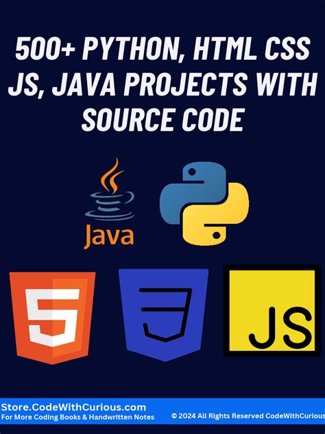 500 Coding Projects With Source Code Pdf Java Script Html