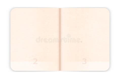 Pass Seiten Seiten Des Leeren Papiers Vektor Abbildung Illustration