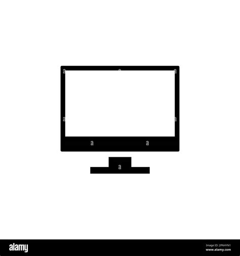 Computer Icon Vector Computer Monitor Icon Vector Stock Vector Image And Art Alamy