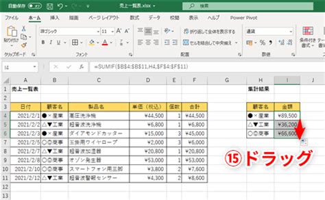 【excel】売上高の集計にはsumif関数を使ってみよう！特定条件に合致するデータだけを集計 いまさら聞けないexcelの使い方講座 窓の杜