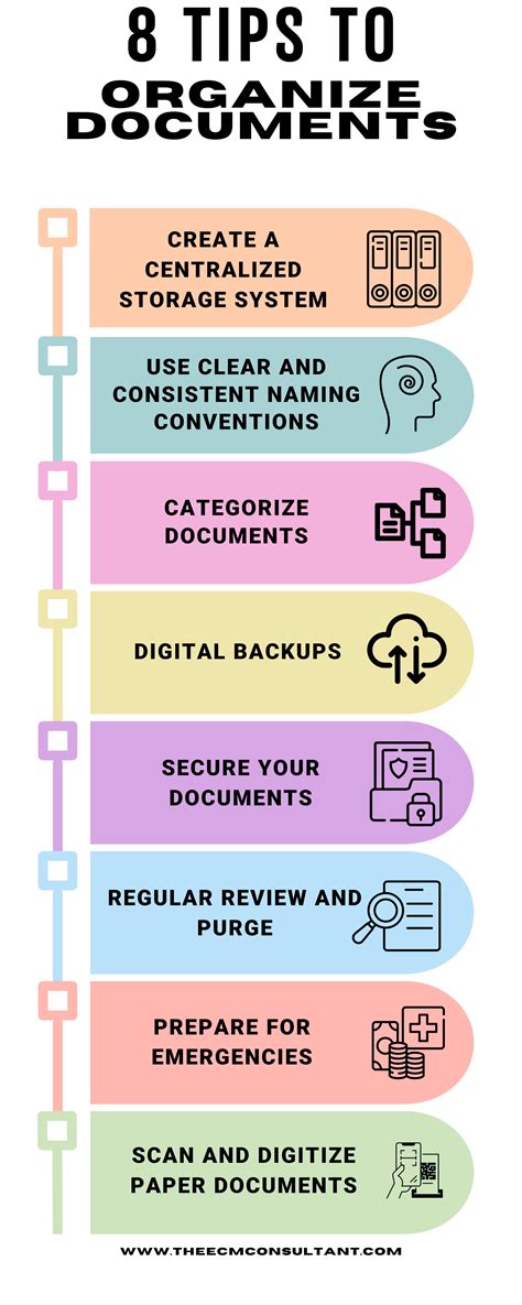 8 tips to organize personal documents document management system