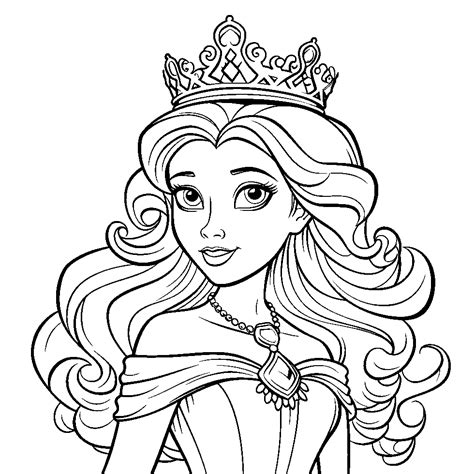Princess Coloring Page Photo By Serena7718 On Deviantart