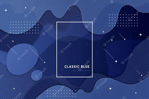 추상 클래식 블루 배경 프리미엄 벡터