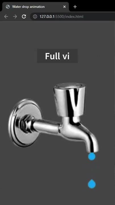 Shorts Animated Dripping Water Css Only Iqracs Youtube