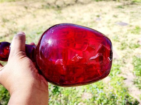1960s Ruby Red Blenko Decanter And Stopper Etsy