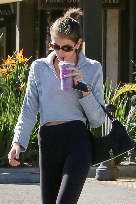 Kaia Gerber In Leggings Out In Malibu 01282020 • Celebmafia