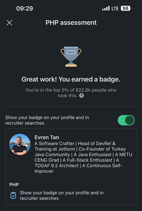 evren tan on linkedin php softwaredevelopment