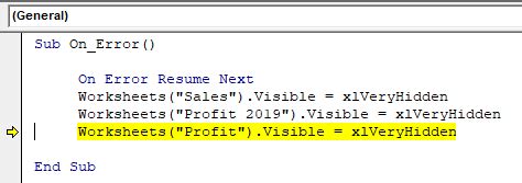 How To Ignore Errors Using VBA On Error Resume Next Statement