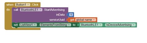 Can I Advertise Ble Startadvertising Mit App Inventor Help Mit App Inventor Community