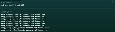 Wrap SHH Wrapper Start Error Issue Warpdotdev Warp GitHub