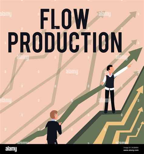 Text Caption Presenting Flow Production Business Concept Items Are