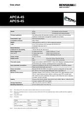 Data Sheet APCA 45 And APCS 45